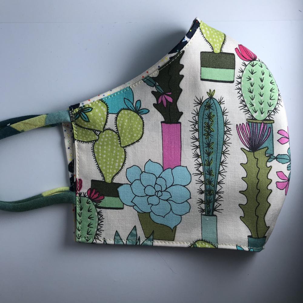 Fashionista Pastel Cactus | FA-Pastel Cactus | Fashionable Face Masks